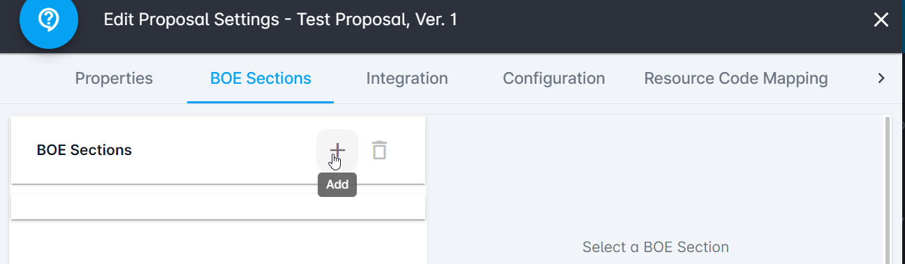 Step 1: Proposal creation